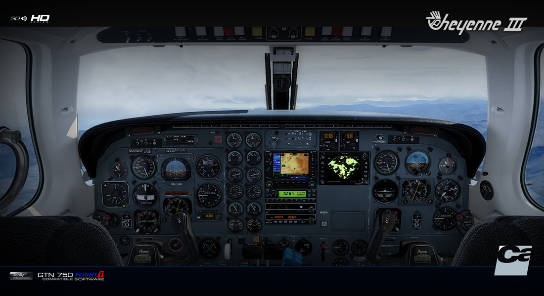 CARENADO PA42 CHEYENNE III FSX,FSX-SE, P3D V2-V4
