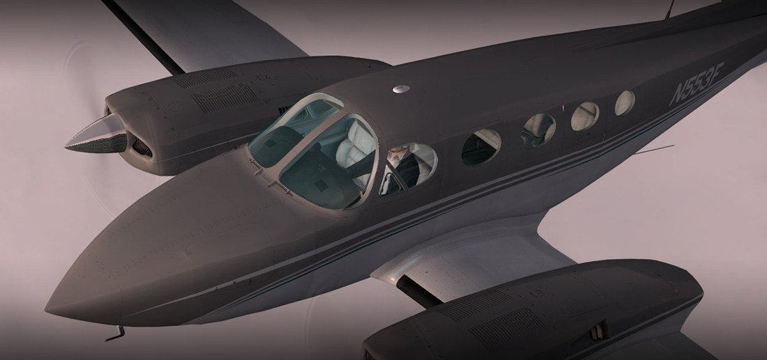 C340 II HD SERIES FSX/P3D – Carenado