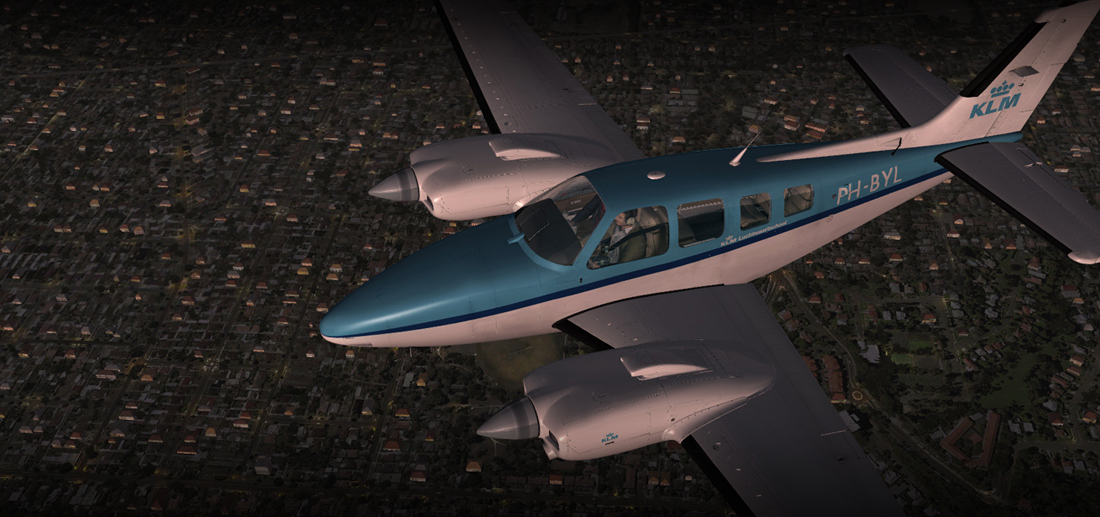 B58 BARON FSX/P3D – Carenado