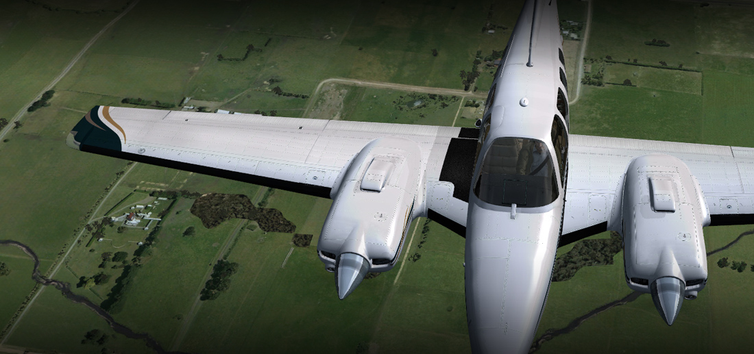 B58 BARON FSX/P3D – Carenado