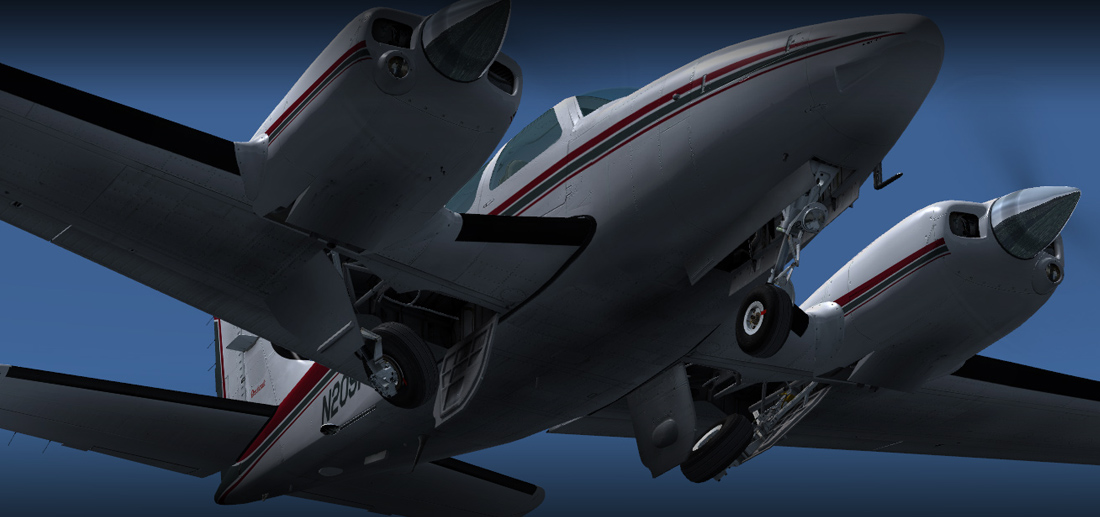 B58 BARON FSX/P3D – Carenado