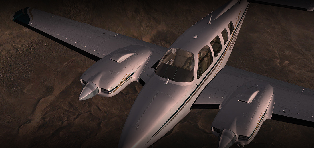 B58 BARON FSX/P3D – Carenado