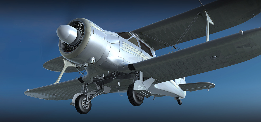 D17 STAGGERWING FSX/P3D – Carenado