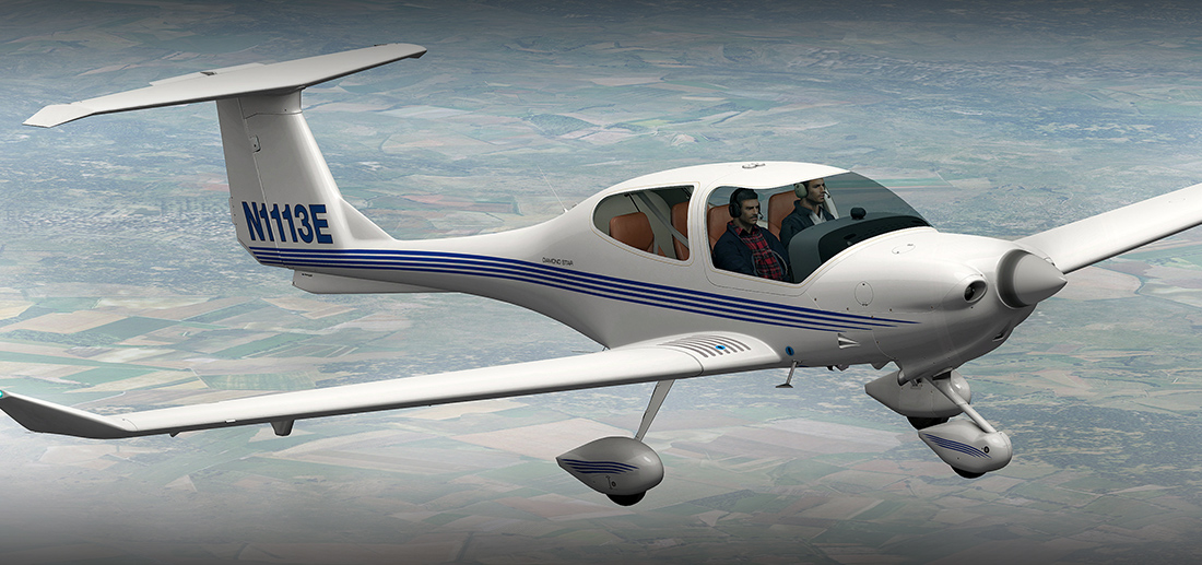 DA40 XPLANE – Carenado