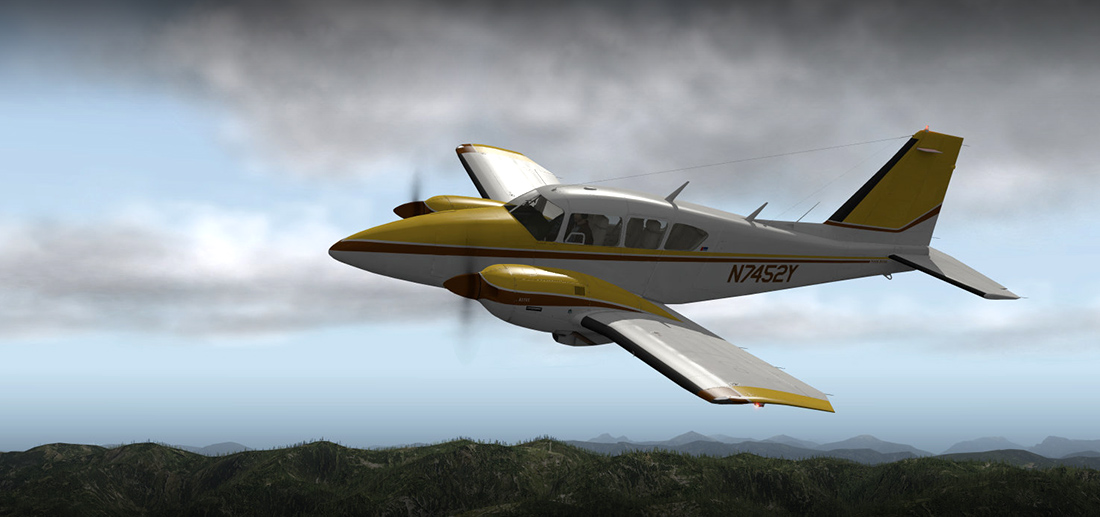 PA23 AZTEC F 250 XPLANE – Carenado