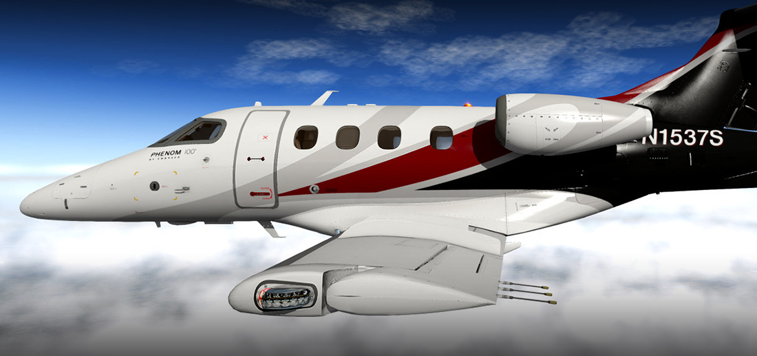 E50P PHENOM 100 HD SERIES XPLANE 11 – Carenado
