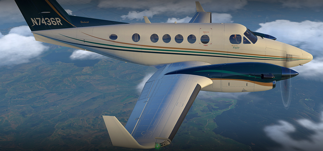 B200 KING AIR HD SERIES XPLANE 11 – Carenado