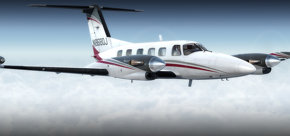 PA42 CHEYENNE III FSX/P3D – Carenado