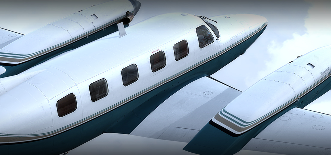 PA42 CHEYENNE III FSX/P3D – Carenado