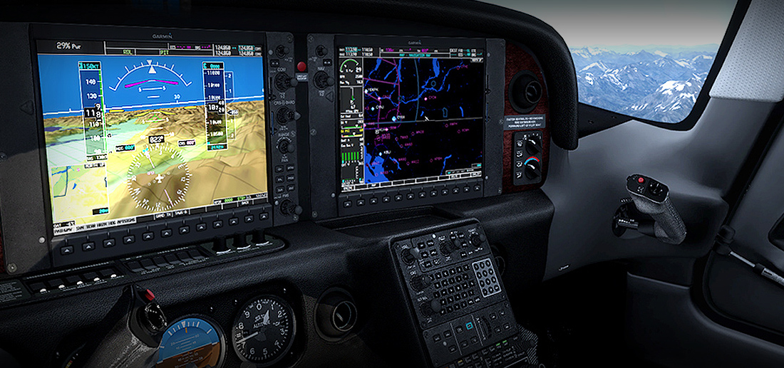 Cessna 172 G1000 Synthetic Vision