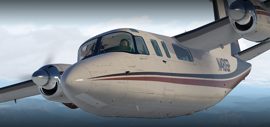 690B TURBO COMMANDER XPLANE 11 – Carenado