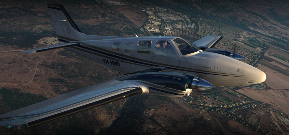 B58 BARON XPLANE 11 – Carenado